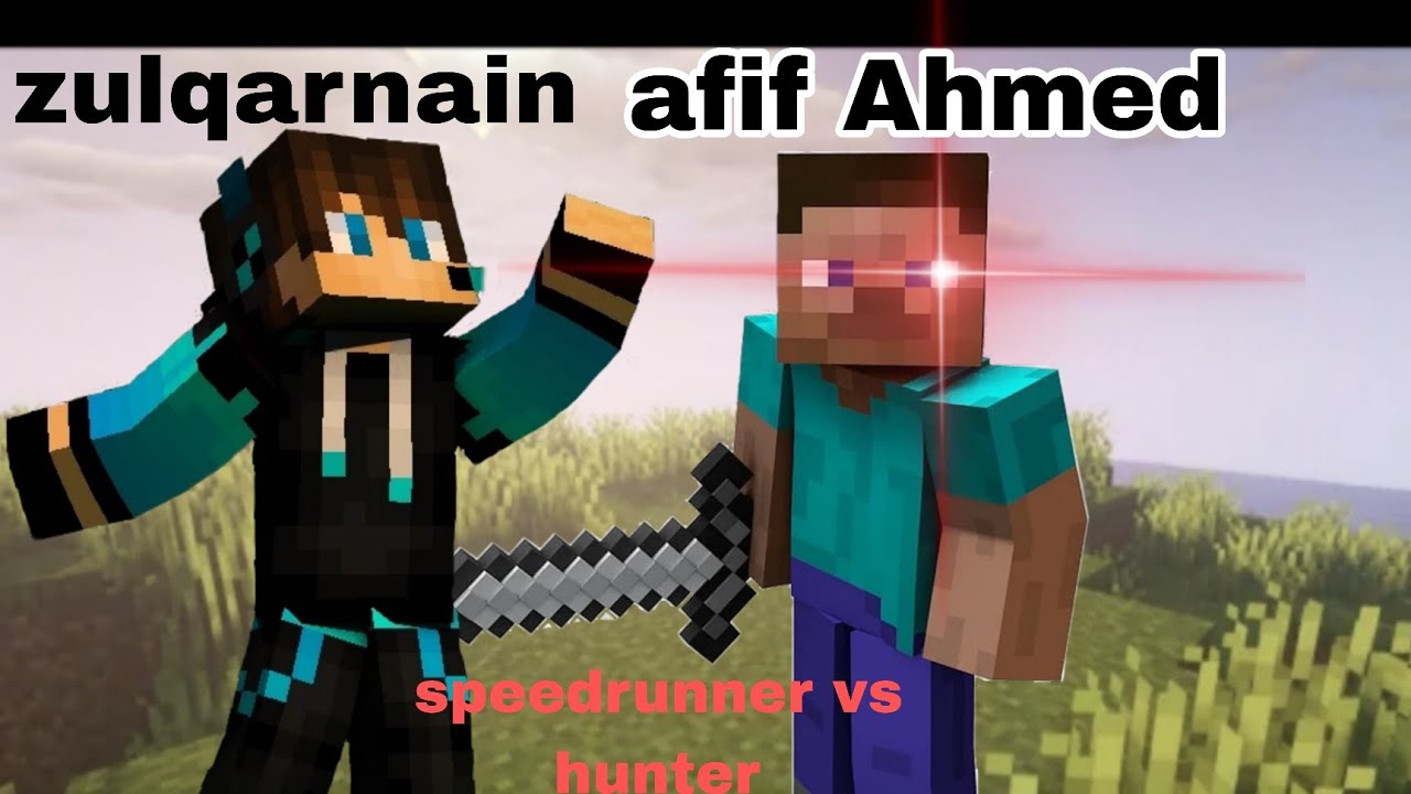 speed runner versus hunter show me place - YouTube