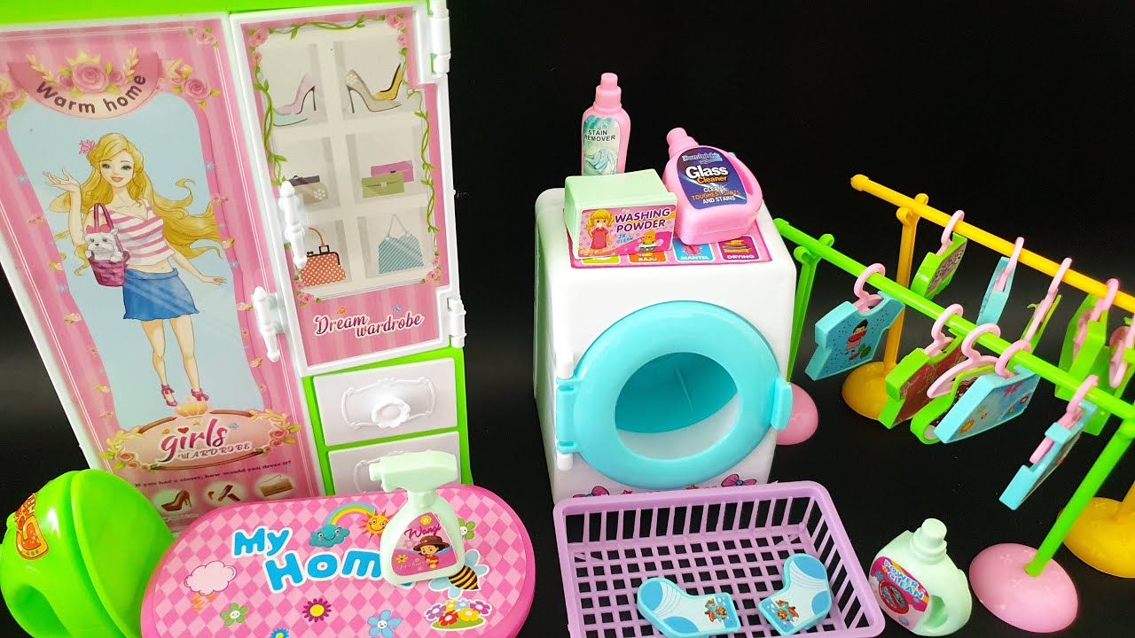 8 Minutes Satisfying With Unboxing Washing Clothes ASMR - iron, clothes ...