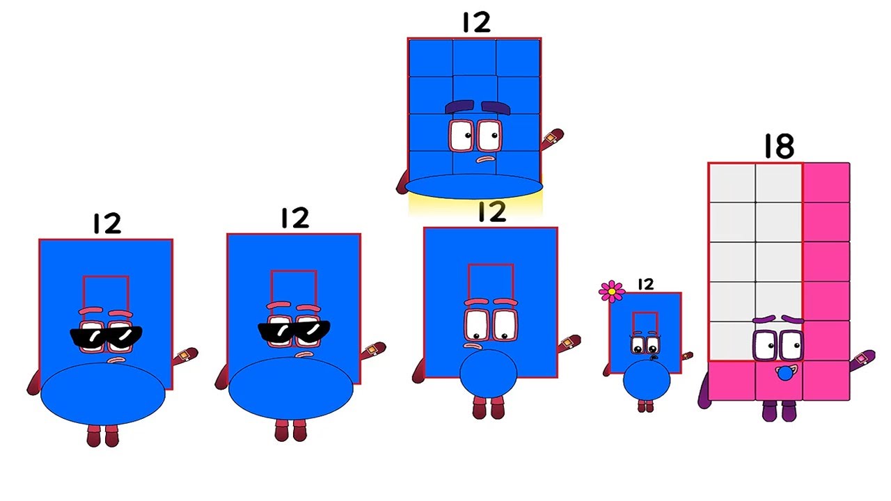Numberblocks 12 Family Blueberry Virus!The Blueberry Virus - YouTube