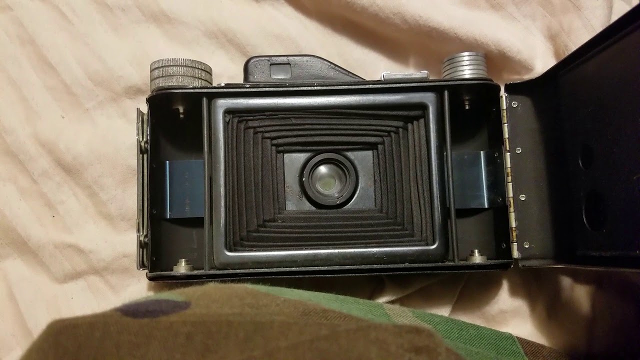 Vintage foldex 20 camera - YouTube