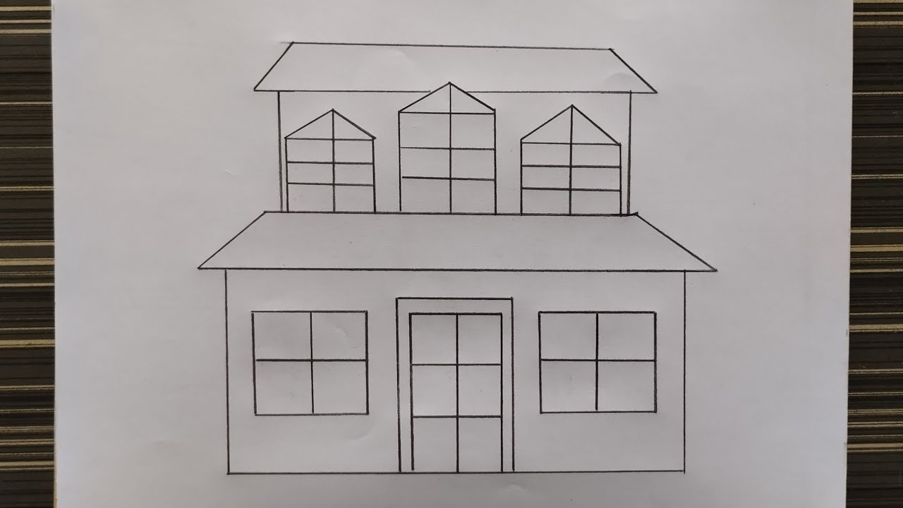 Easy Home Drawing - YouTube