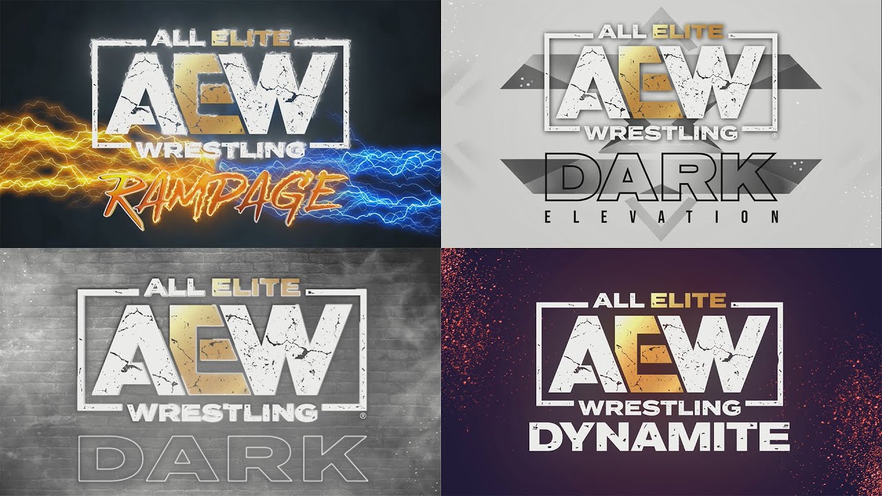 AEW Logo Loop Pack! Dynamite, Rampage, Dark, Dark Elevation - Custom ...