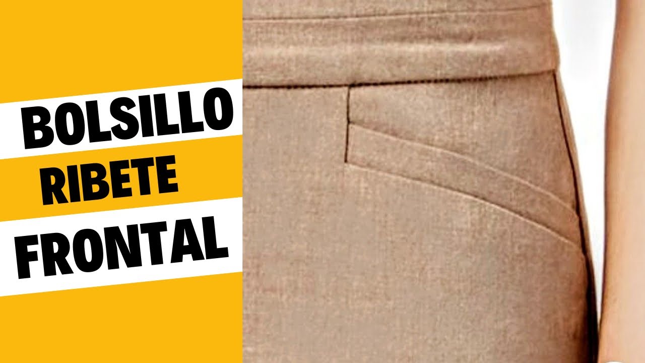 Bolsillo diagonal ribete en pantalón paso a paso by Jorge Ayala - YouTube