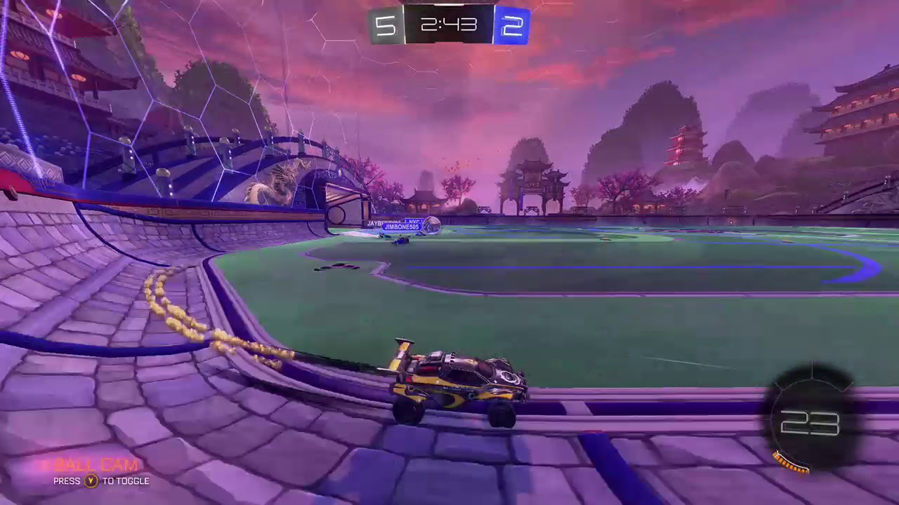 Just a very easy save in a 2v2 match at the Forbidden Temple - YouTube