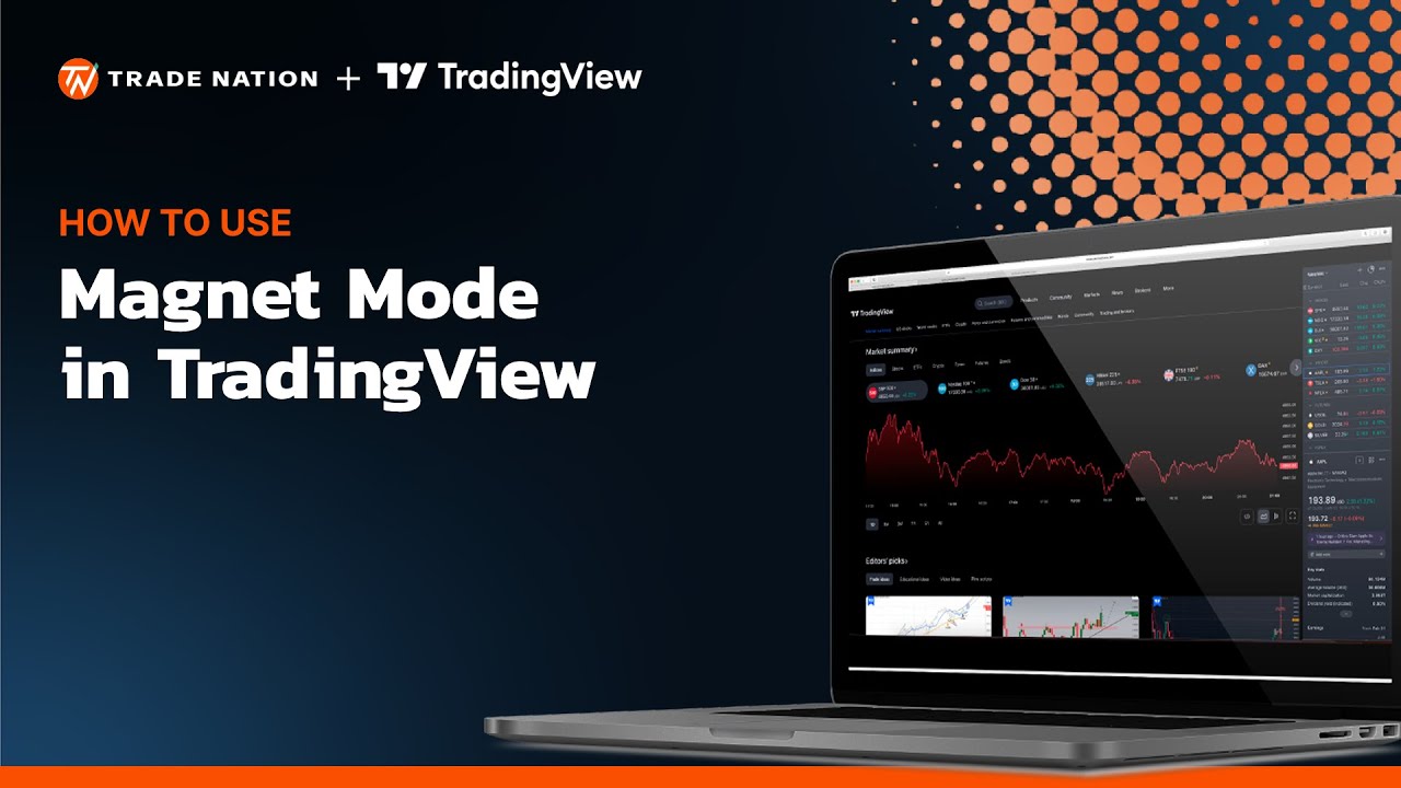 How to use the 'Magnet Mode' drawing tool in TradingView? - YouTube