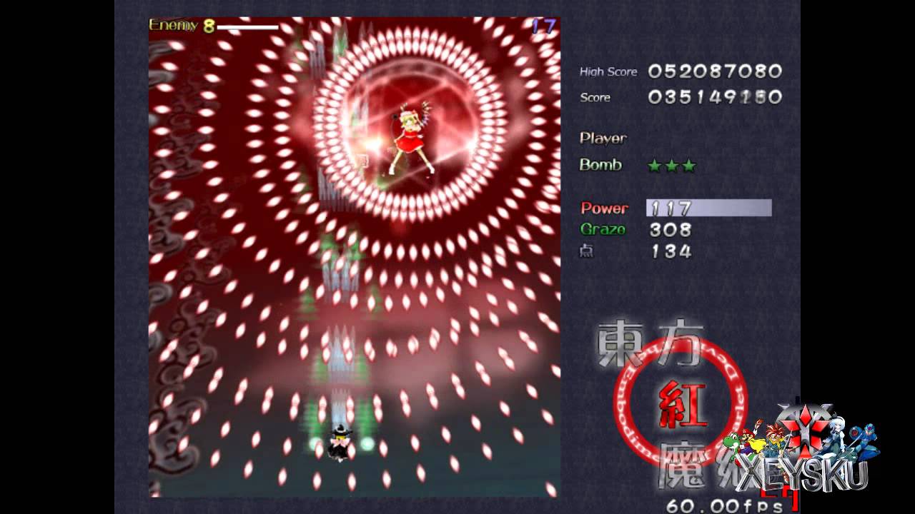 TR touhou 6 mini guia Extra Stage - YouTube