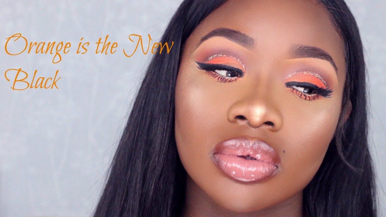 Orange Is The New Black (Cut crease makeup Tutorial) - YouTube