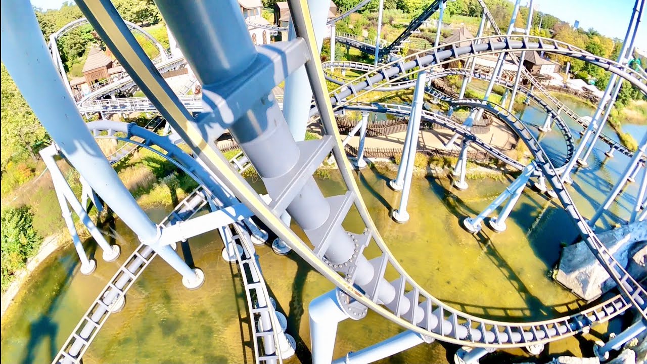 Lech Coaster (Legendia) Mounted Reverse POV - Horizon Lock - YouTube