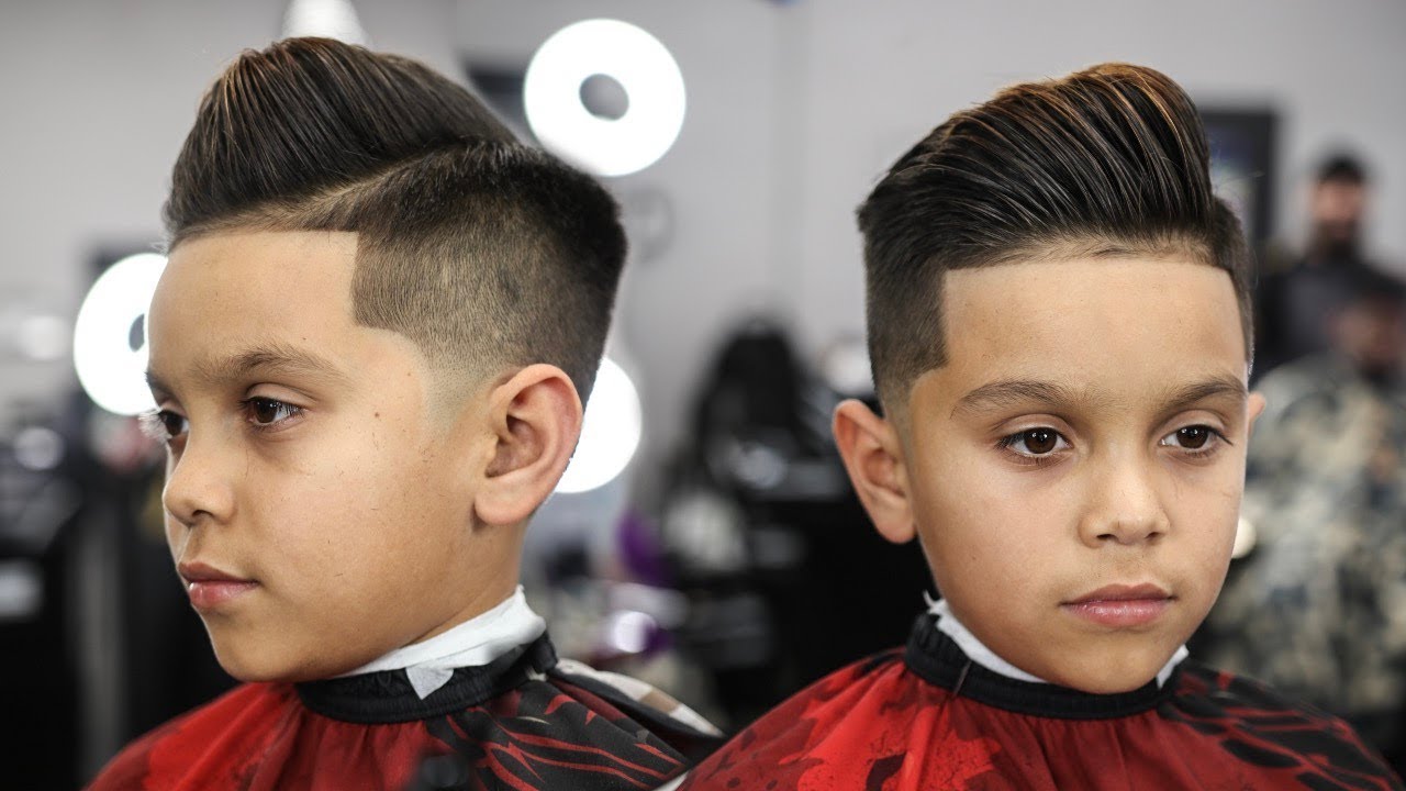 Kids Comb Over Hairstyle Fade