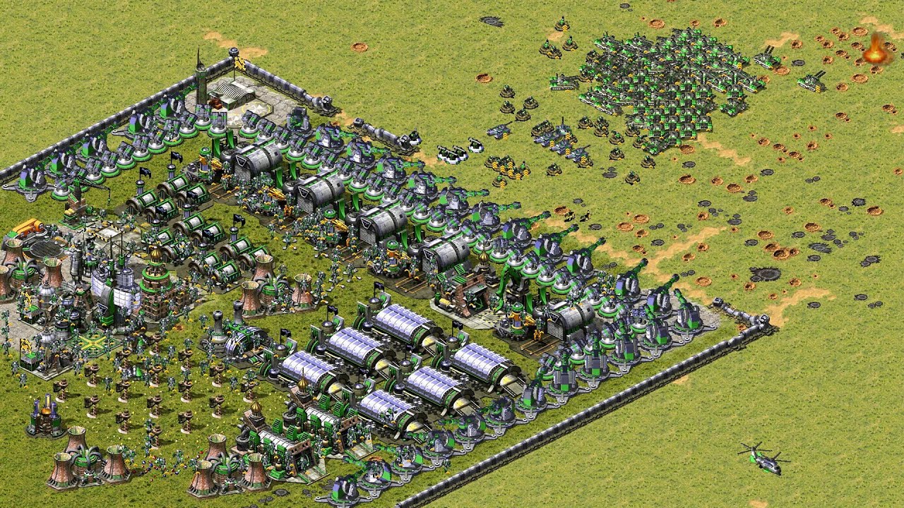 Red Alert 2 Advande I Defence Extra Hard AI With Many Cannon - YouTube