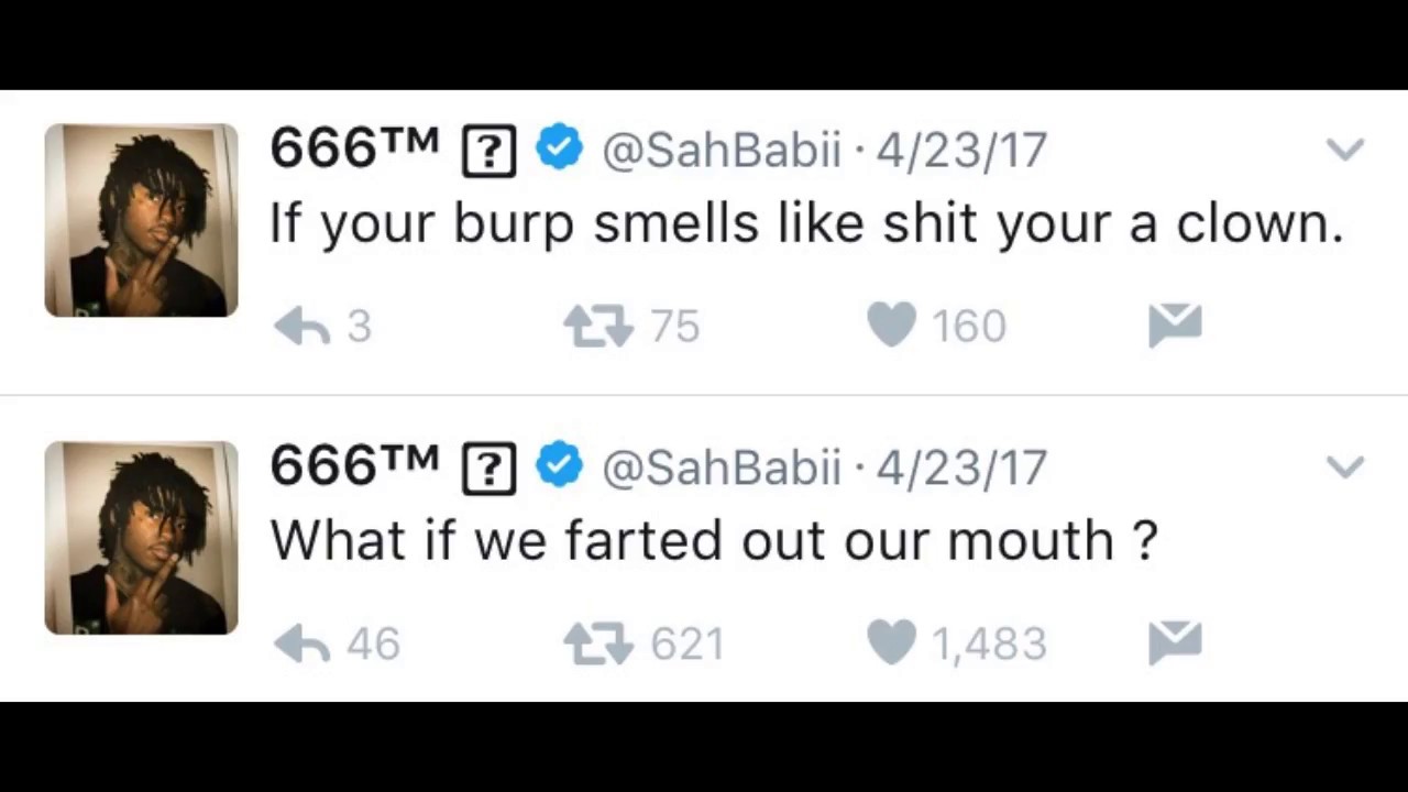 SahBabii Funniest Tweets Compilation Part 1 - YouTube