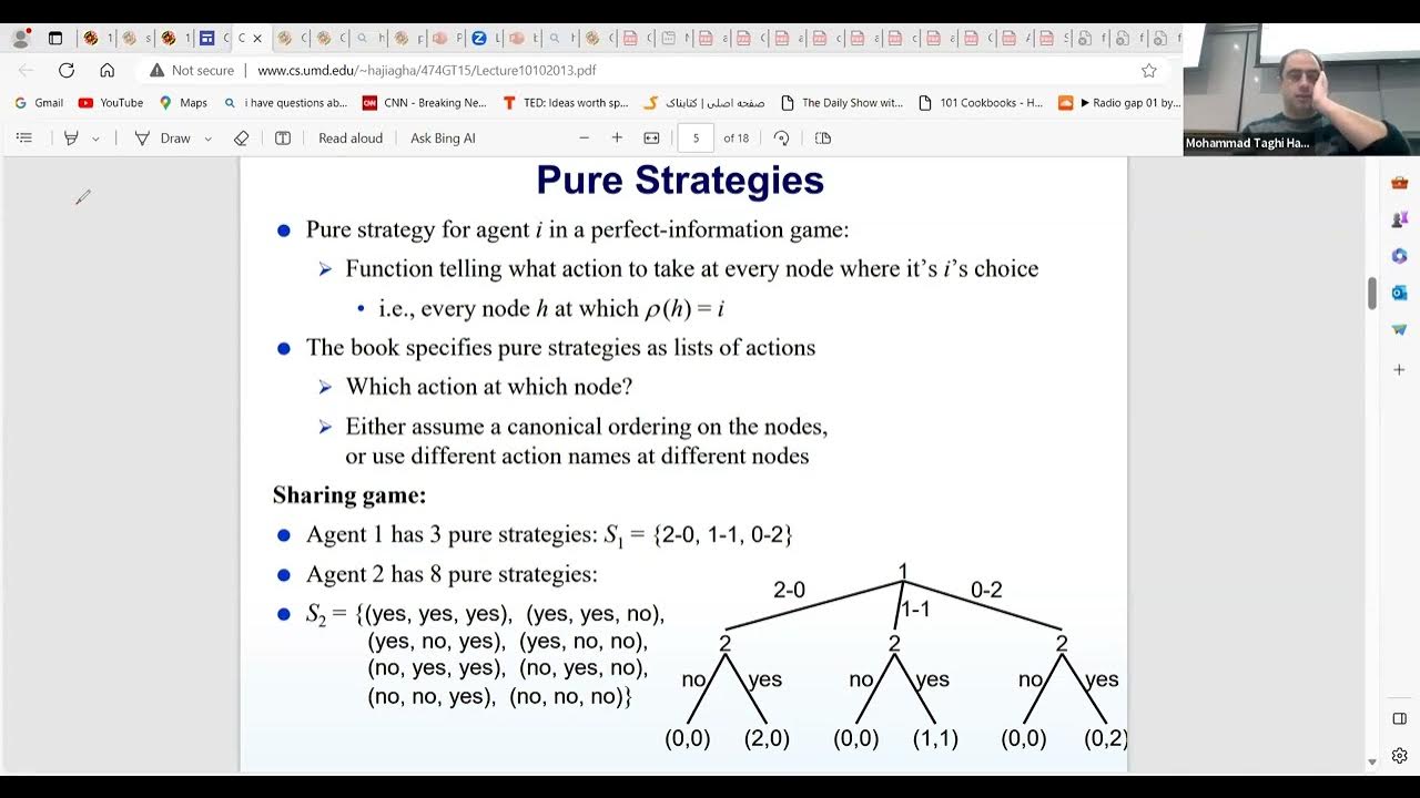 Lesson 14: Computational Game Theory by Mohammad Hajiaghayi: Perfect ...