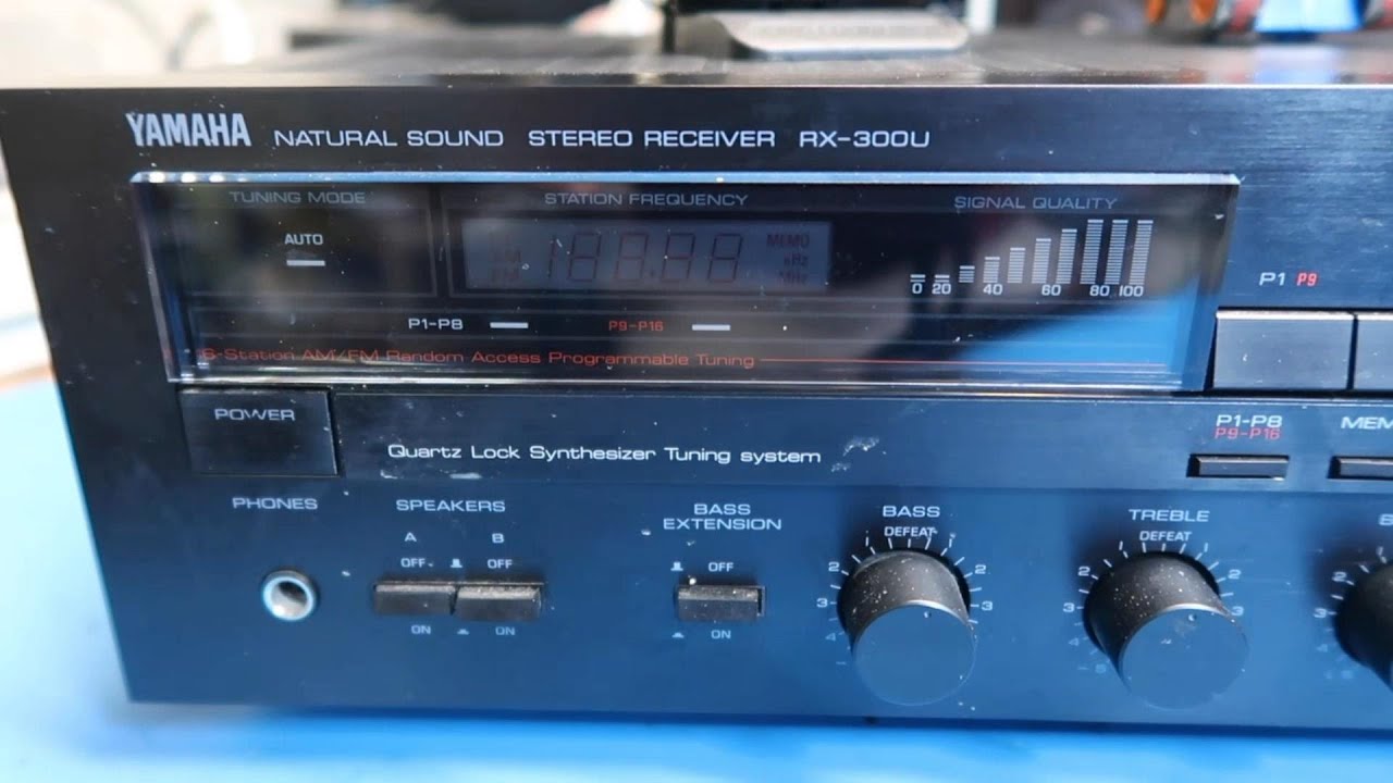 Discovering a Vintage Yamaha RX-300U Receiver - YouTube