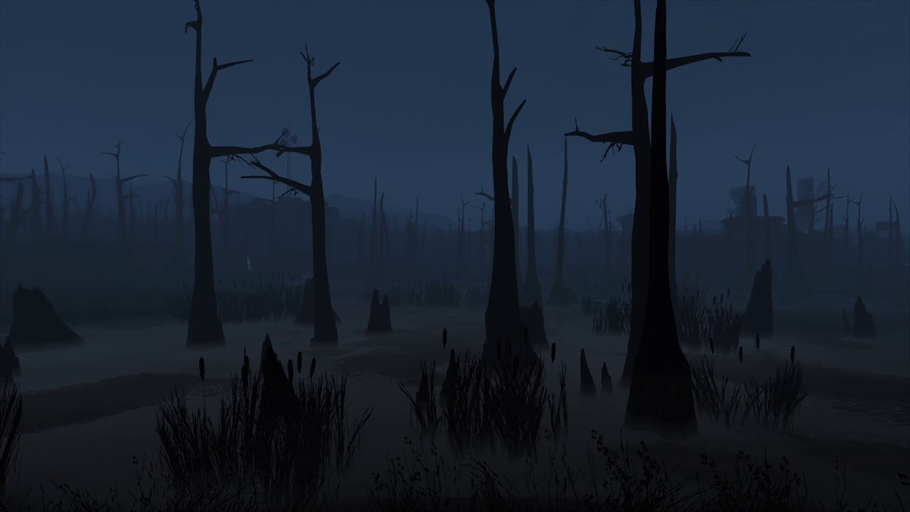 Fallout 4 - Swamp Ambiance (crickets, frogs, wind, rain) - YouTube