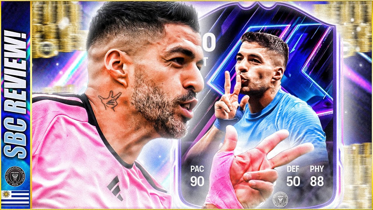 90 RATED FLASHBACK LUIS SUAREZ SBC REVIEW IN EAFC25!!!! - YouTube