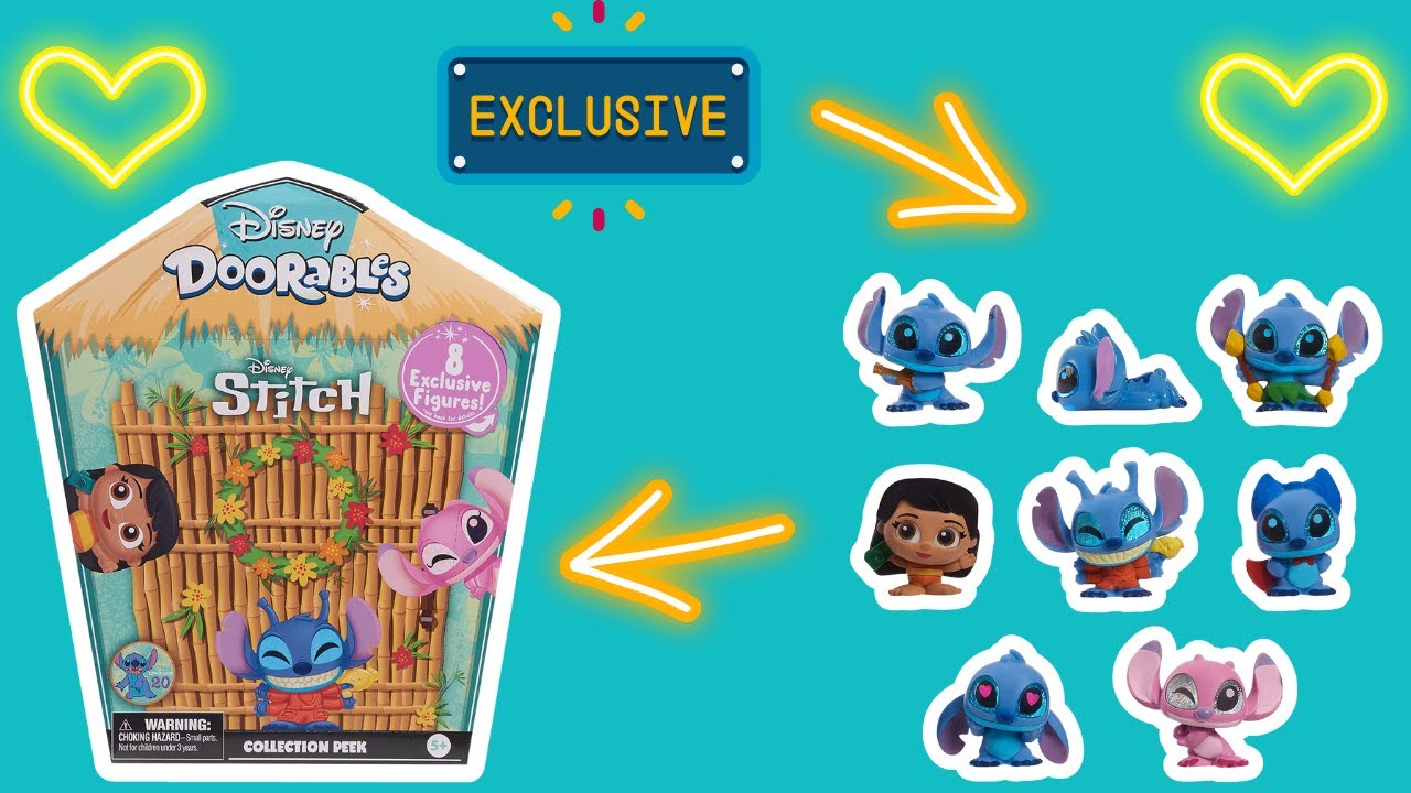 Disney Doorables Stitch Collection: Unboxing and First Impressions ...