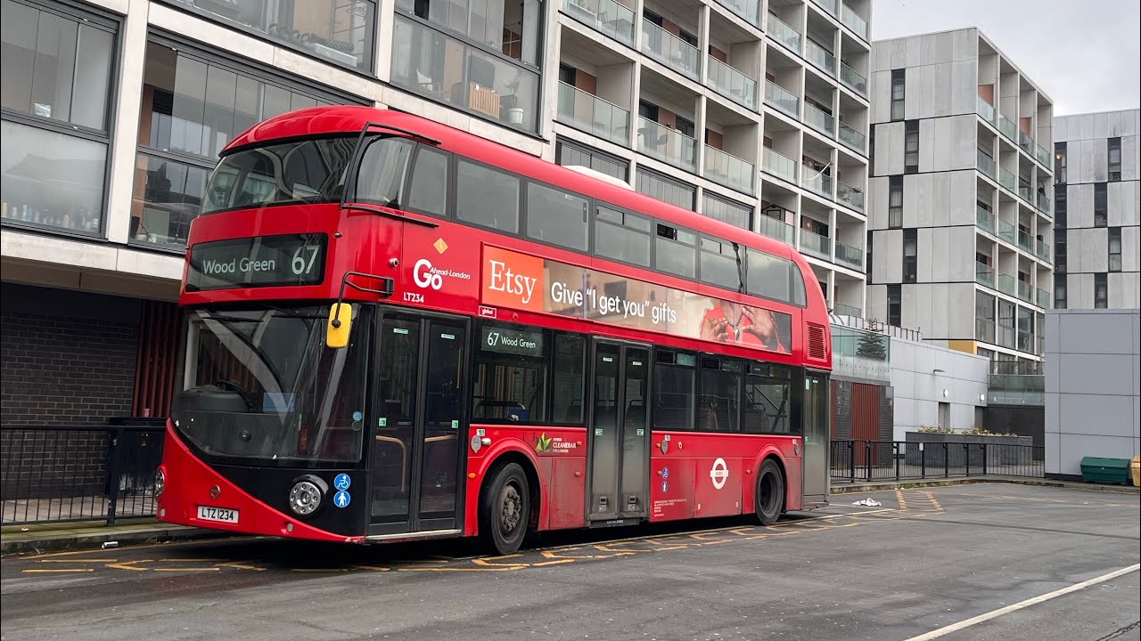 FULL ROUTE VISUAL | Go Ahead London 67 Dalston Junction - Wood Green ...