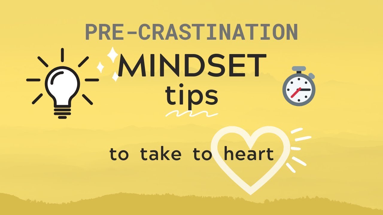 How to Defeat Procrastination | Try Pre-crastination Instead - YouTube