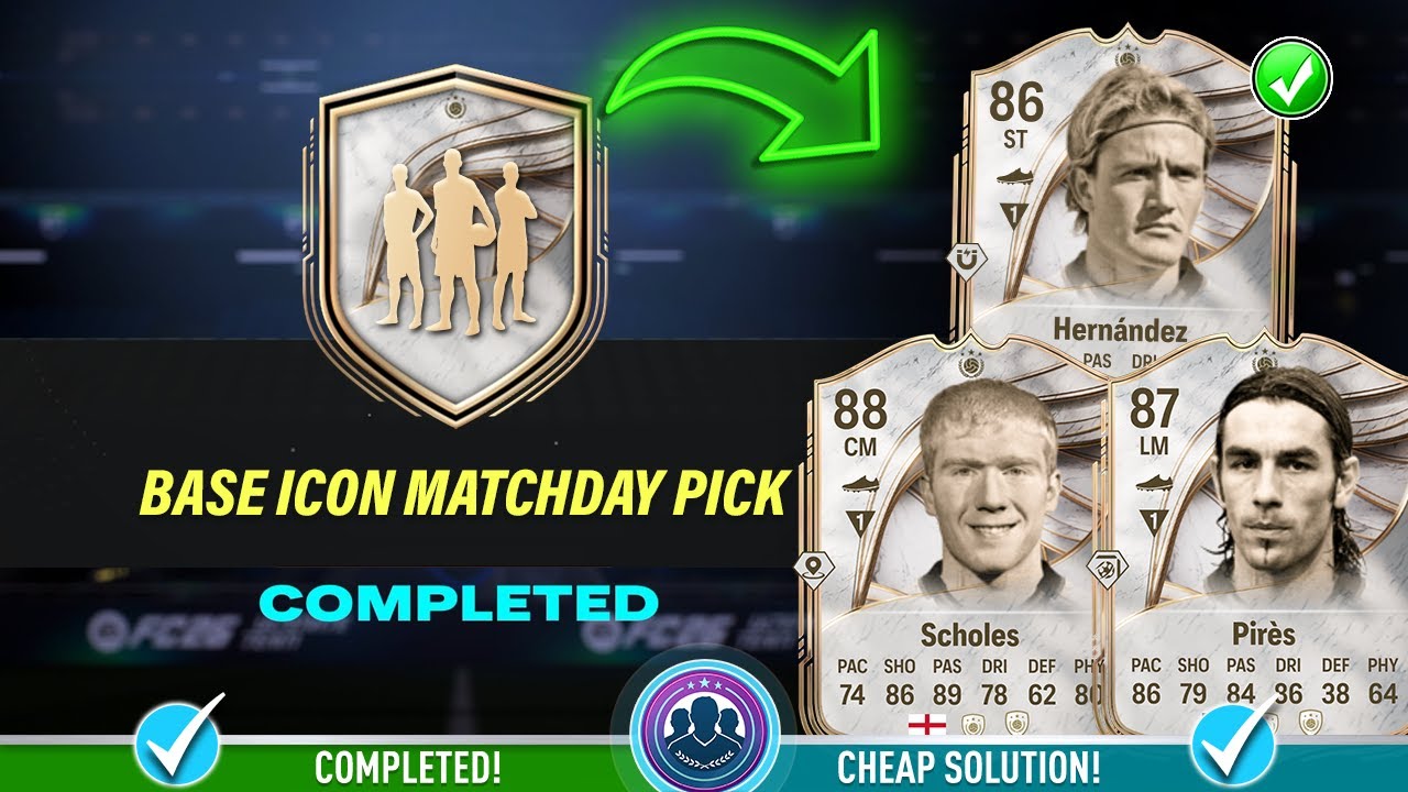 Base Icon Matchday Pick SBC Completed - Cheap Solution & Tips – FC 26 ...