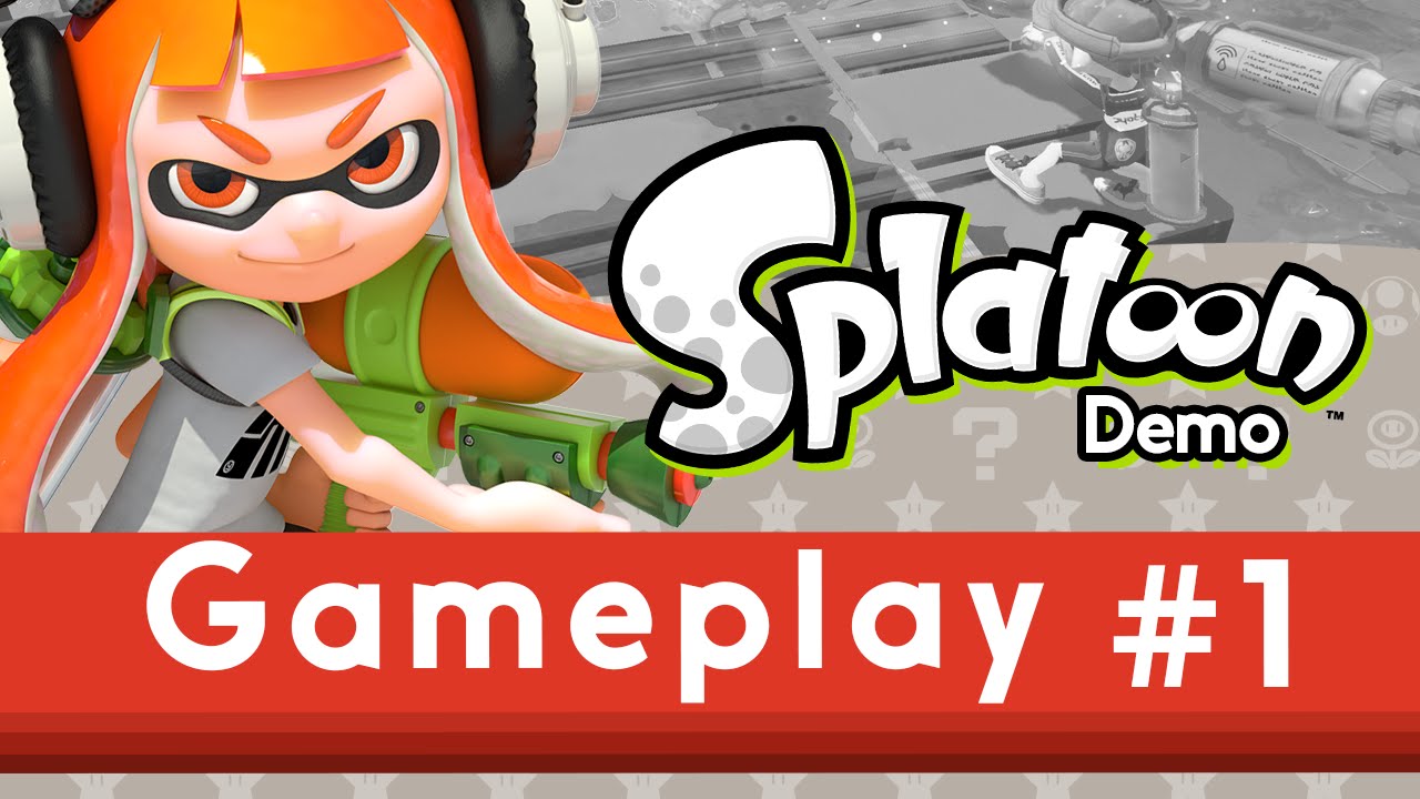 Gameplay Wii U - Splatoon #1 - DEMO - YouTube