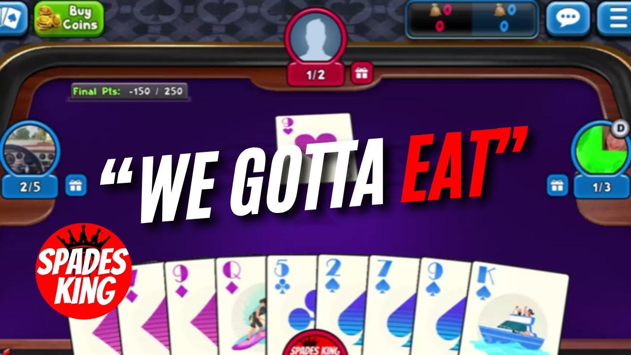 “SUPER TIGHT BID — We HAD to Win EVERY Book or Lose It ALL! | SPADES ...