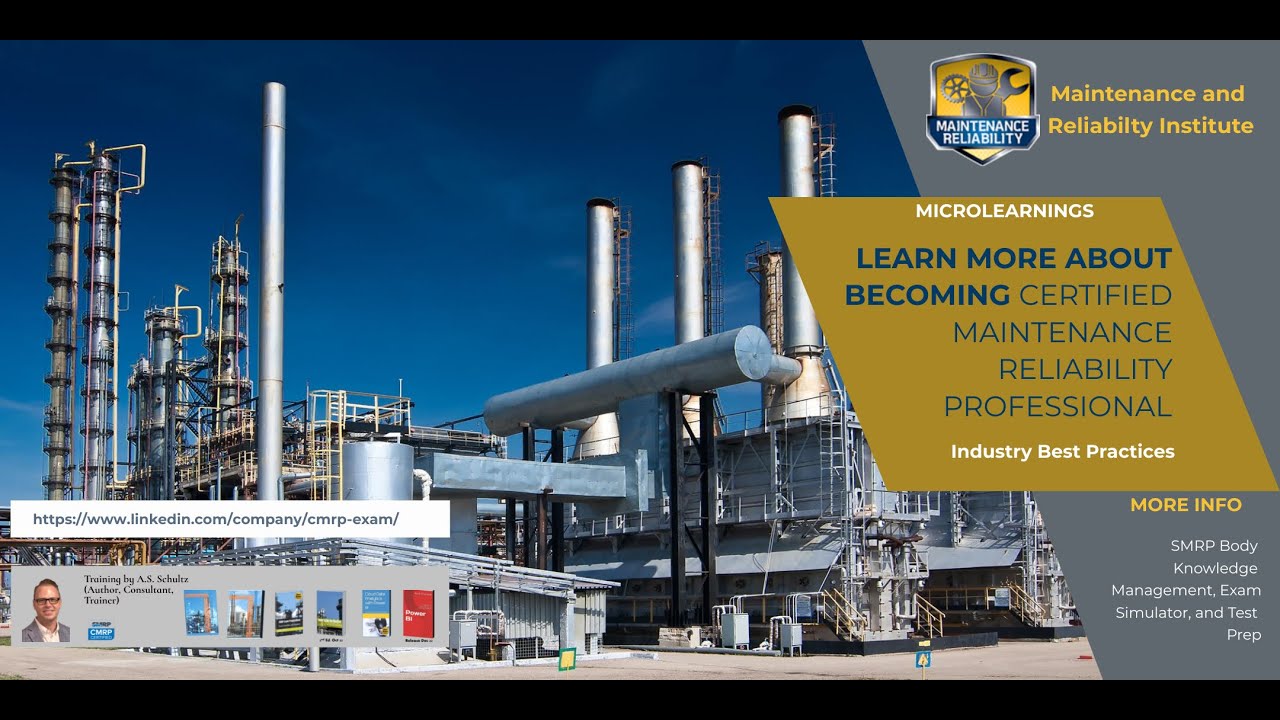 Certified Maintenance and Reliability Professional (CMRP) - YouTube