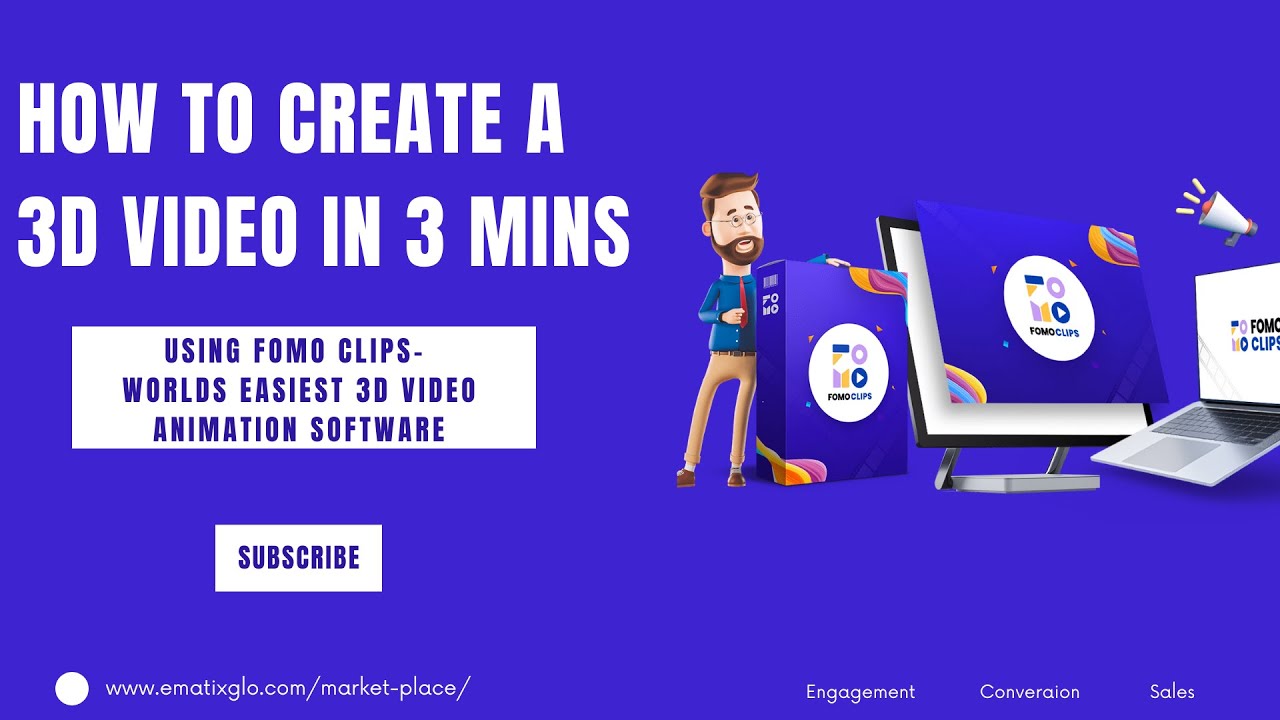 How to create 3D video for marketing - YouTube