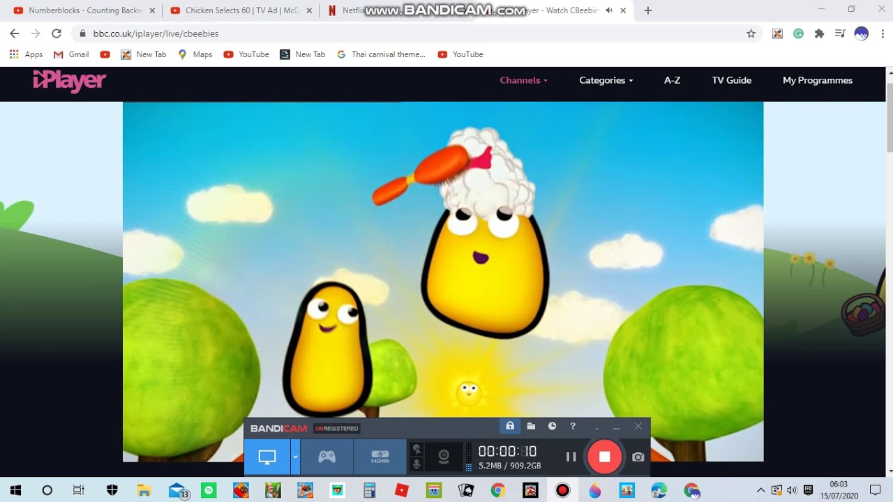 cbeebies start up 15 july 2020 - YouTube