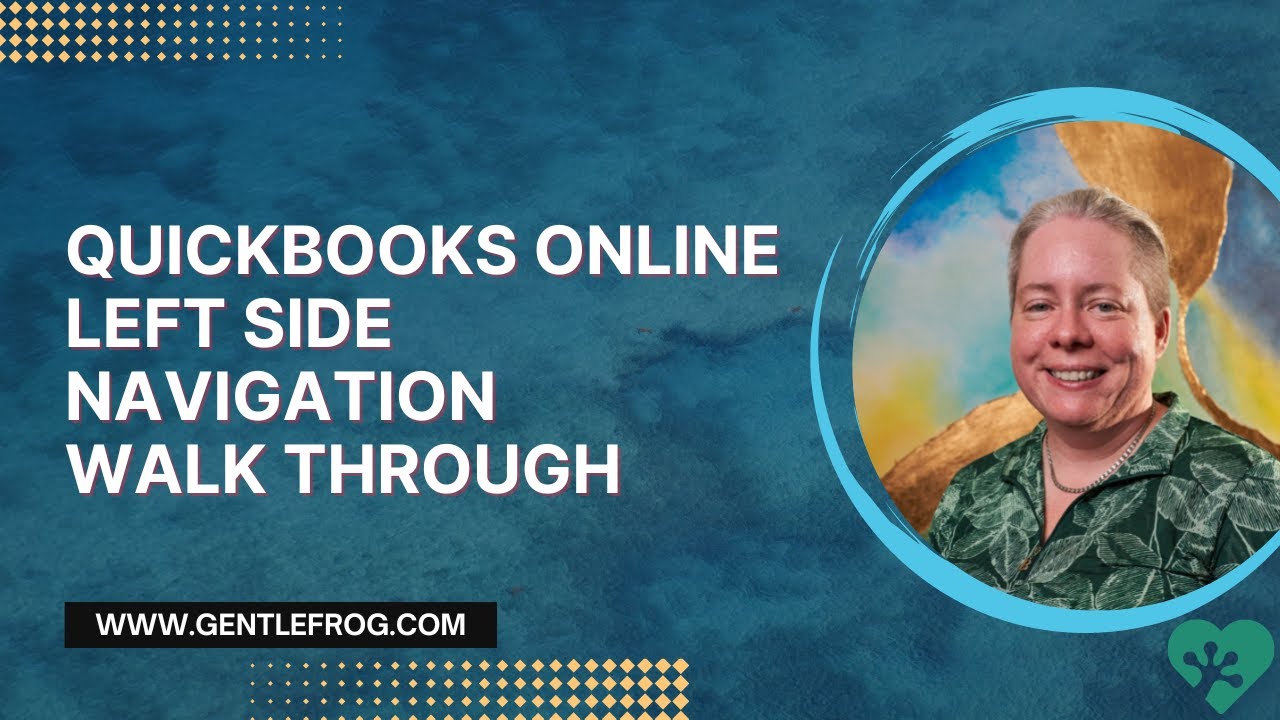 QuickBooks Online Left Side Navigation Walkthrough - YouTube