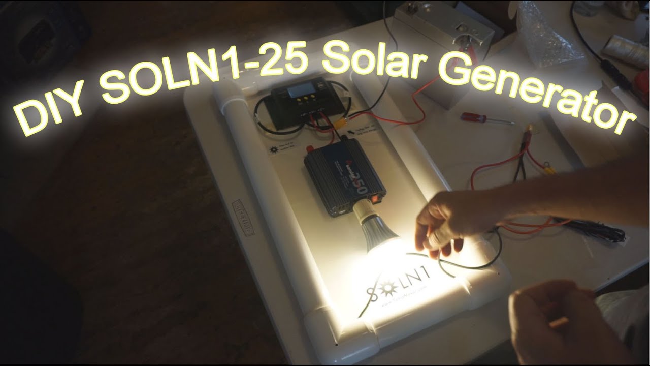 DIY Solar Generator SOLN1-25 - How To Build - YouTube