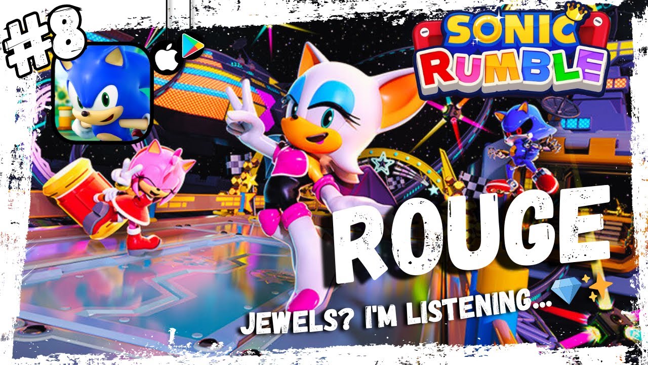 SONIC RUMBLE – Playing as Rouge! 🦇💎💋 (Part 8) - YouTube
