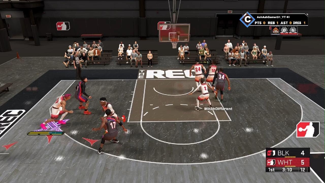 Ash In Rec scoring 35 Points 😝 Stop Playing With Her NBA 2k23 - YouTube