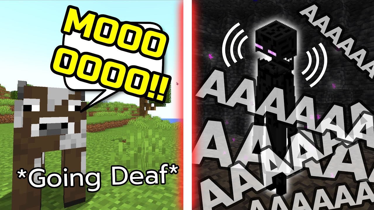 Playing Minecraft at 10000% volume!! - YouTube