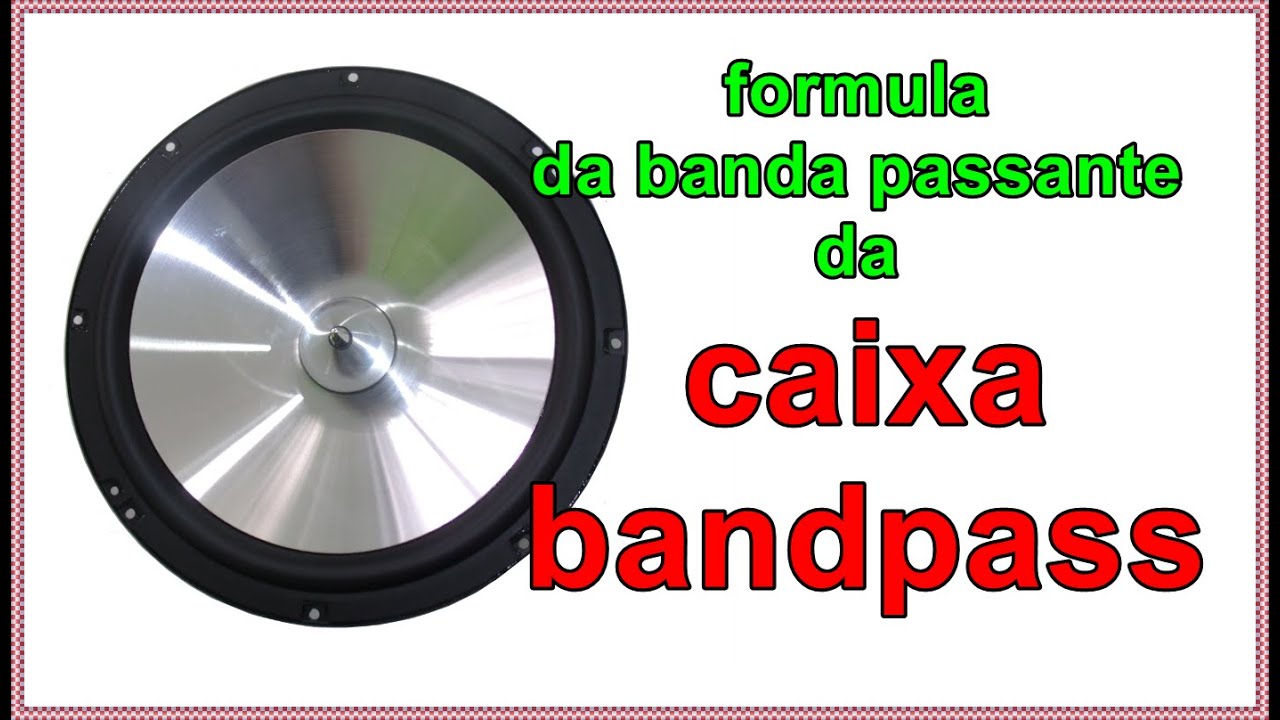 band pass tamanho da banda passante, tem formula? - YouTube