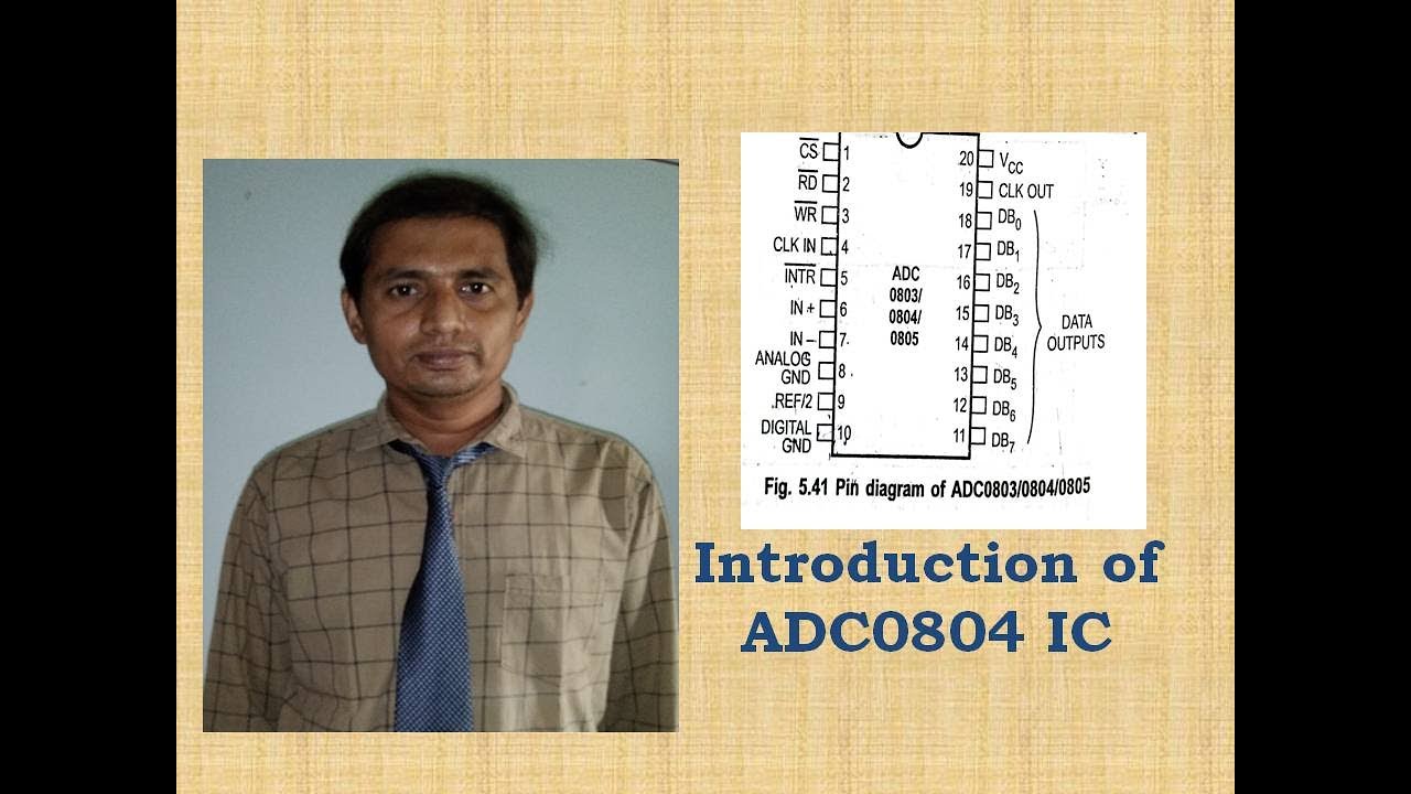 Introduction of ADC 0804 IC - YouTube