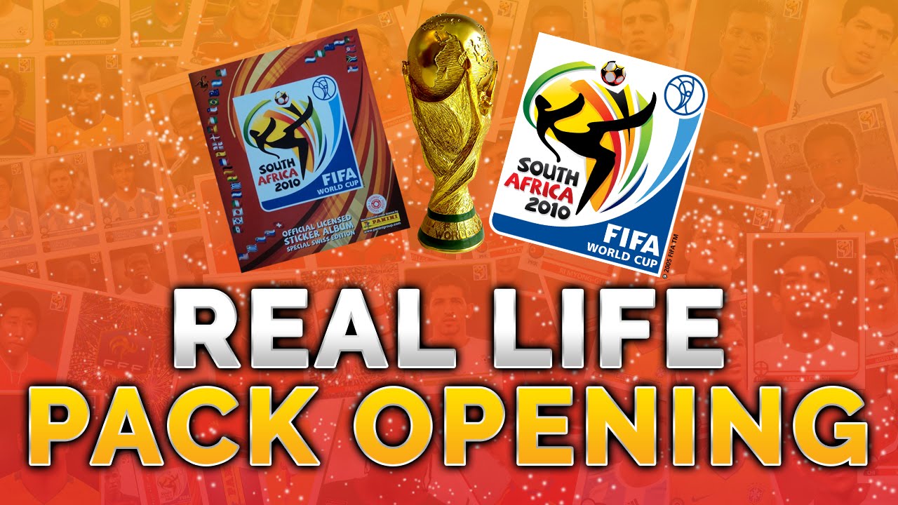 REAL LIFE PACK OPENING!!! | 2010 FIFA WORLD CUP STICKER PACK OPENING ...