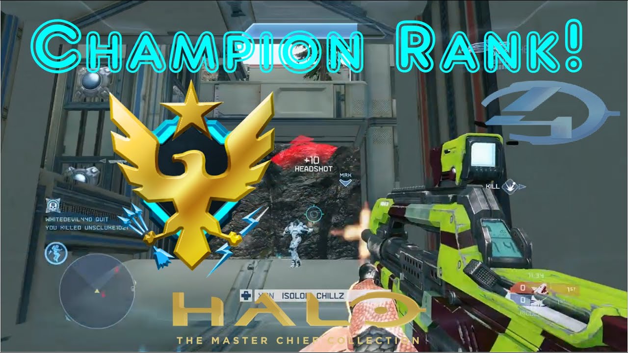 Halo MCC Champion Rank (TOUR 11) Ricochet H4 raw gameplay! - YouTube