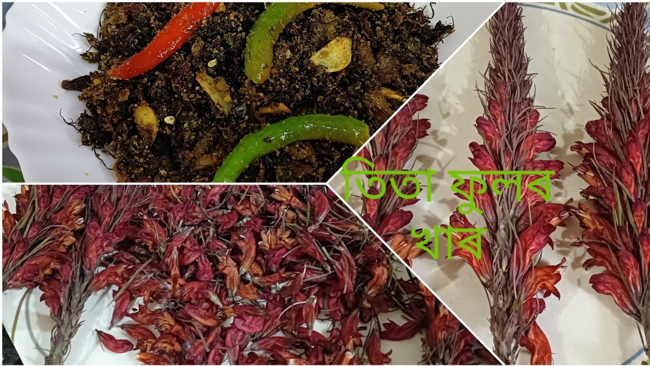 Tita phul||Famous Food of Assam|| তিতা ফুলৰ খাৰ ৰেচিপি||Tita Phul ...