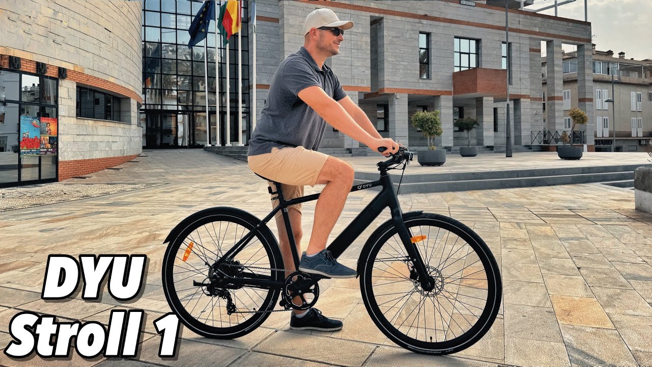 DYU Stroll 1 Urban City eBike Review & Test - Affordable & Great! - YouTube