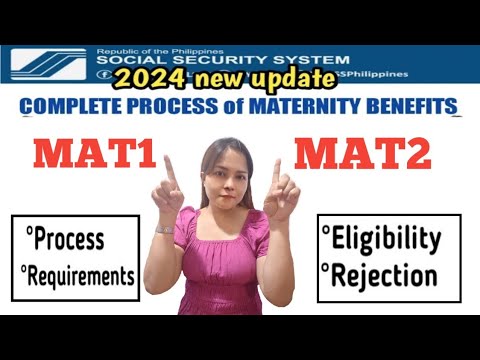 SSS MAT1 and MAT2 PROCESS. How to apply SSS Maternity Notification ...