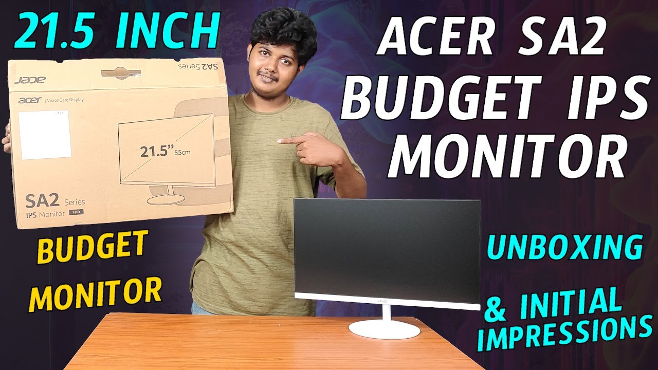 ACER BUDGET IPS MONITOR | ACER SA2 MONITOR | ACER 22.5 Inch monitor ...
