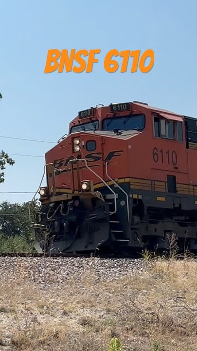 BNSF 6110 - August 22, 2024 #bnsf #railroad #railfan #train - YouTube