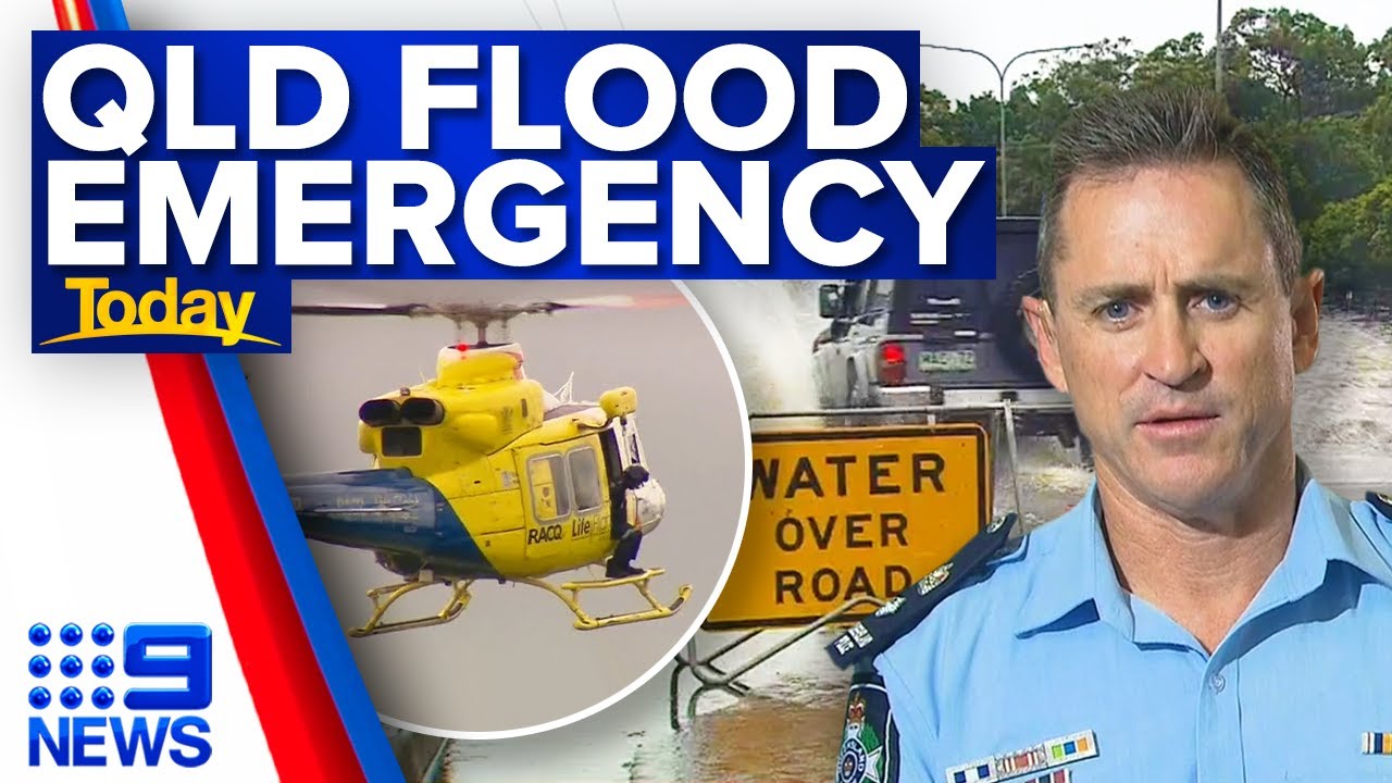 Search for missing man, south-east Queensland on flood watch | 9 News ...