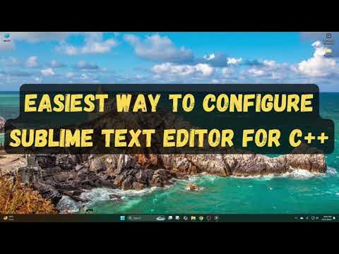 Configure Sublime Text for C++ I/O Operations | CSE JnU - YouTube