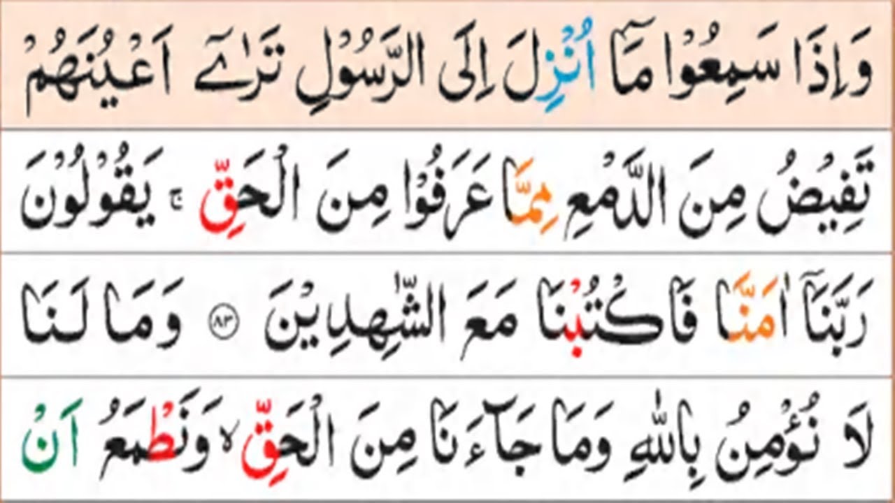 Para 7 Quran (Juz 7) | Full with Arabic Text | By Dr Qari Muhammad ...