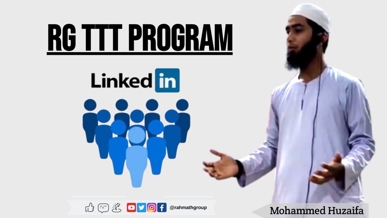 Rahmath TTT Program | Final Presentation By Mohammed Huzaifa - YouTube