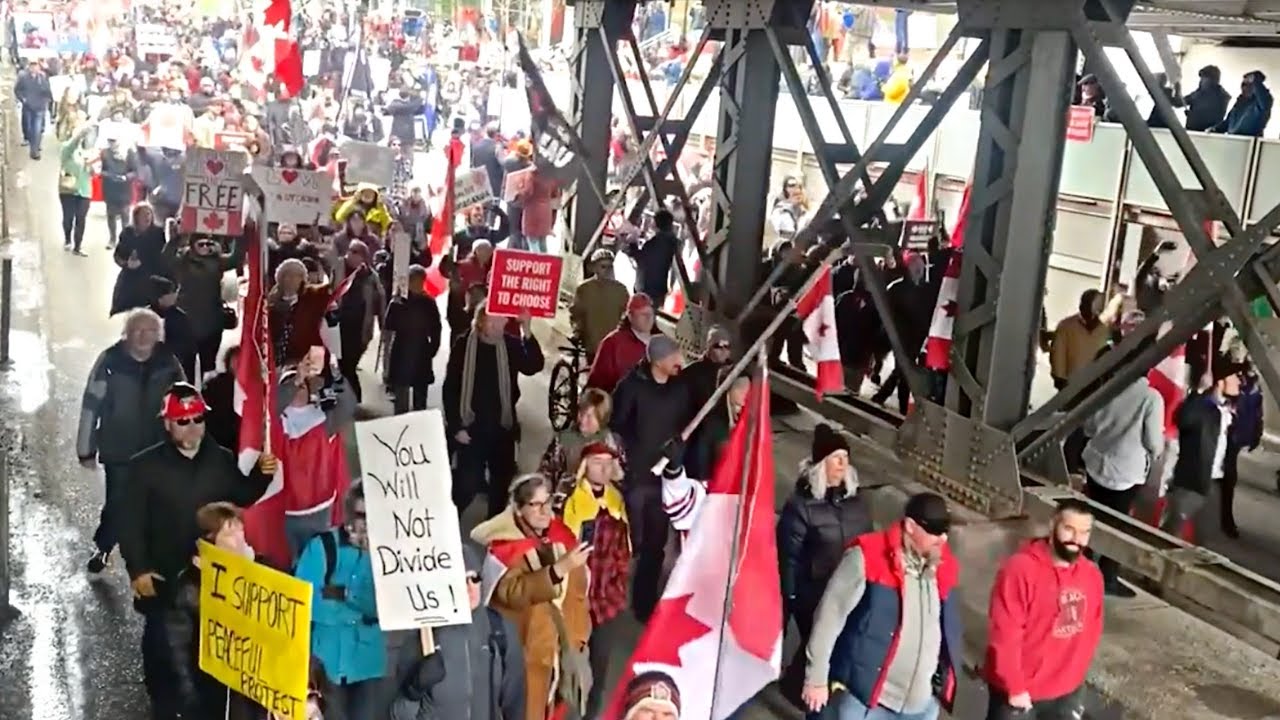 Freedom Convoy 2022 in Calgary, Alberta Strong and United - 02/19/2022 ...