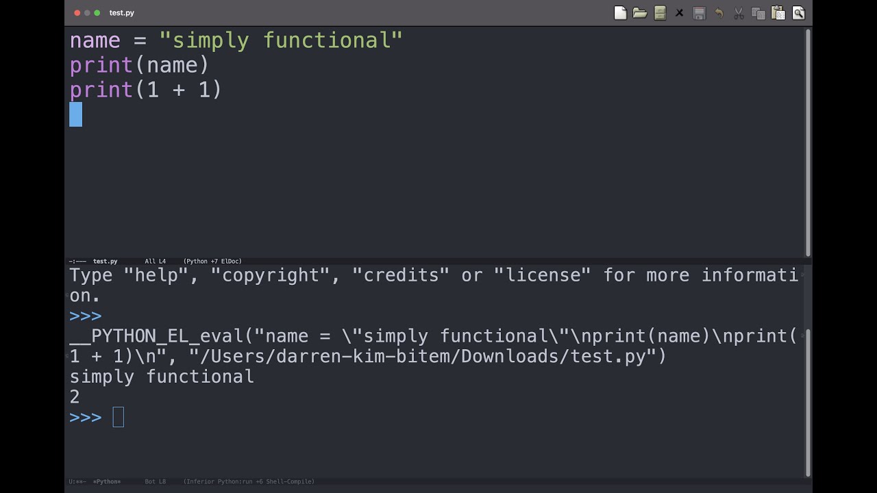 Set Up Emacs For Python From Scratch Youtube 3356