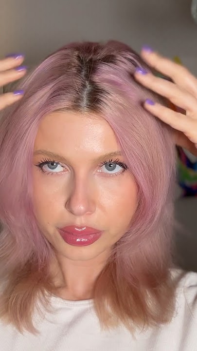 👩🏻‍🎤Из РОЗОВОГО в ТОТАЛ БЛОНД 👱🏼‍♀️ 🩷 #beauty #волосы #блонд #hair # ...