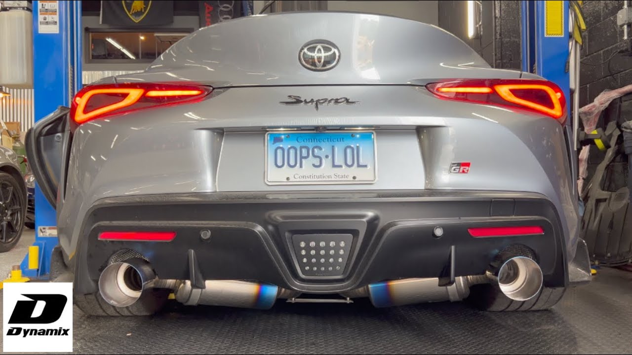 MK5 Supra Active Autowerke Downpipe Paired With Tomei Titanium Exhaust ...